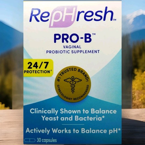 Rephresh PRO-B Probiotic Vaginal Probiotic Supplement 30 Capsules | eBay