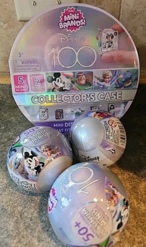 Zuru Disney 100 Platinum Mini Brands Limited Edition 3 Surprise Balls ...