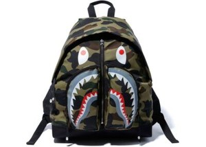 Bape Shark Backpack 2019 Green Camo | eBay