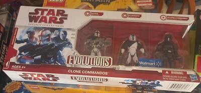 Clone Commandos STAR WARS Battle Packs Evolutions Walmart EXCLUSIVE NEW ...
