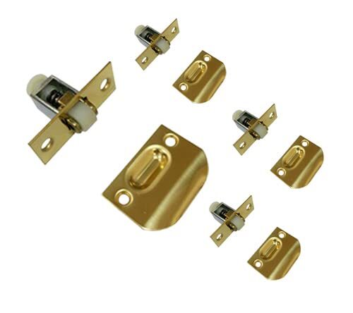 Solid Brass Roller Catch Polish Brass Made In Taiwan 4 Pack | eBay