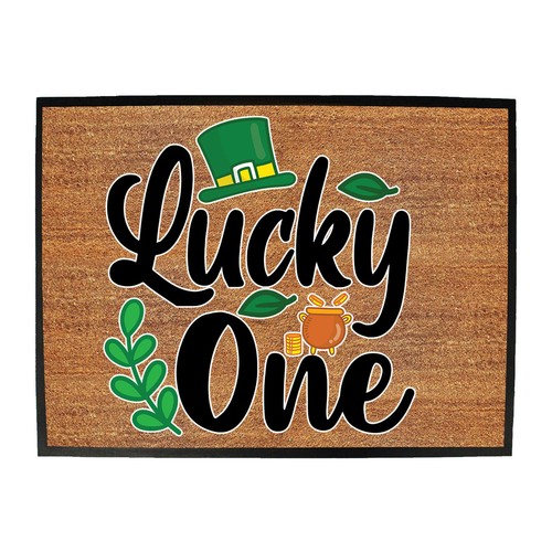 Lucky One Irish St Patricks Day Ireland - Funny Mancave Novelty Doormat ...
