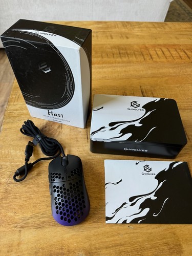 G-Wolves Hati HT-M Lightweight Honeycomb Wired Gaming Mouse (RARE ...