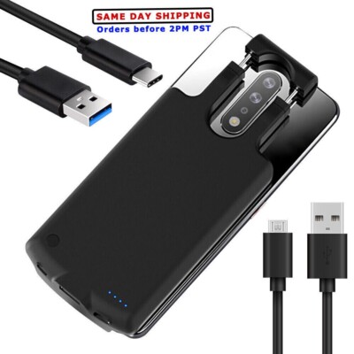 10000mAh Power Bank Battery Pack Smart Case USB Cable for Motorola ...