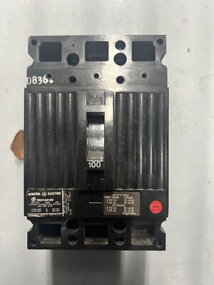 General Electric GE TED134100 Circuit Breaker 3 Pole 3-Phase 100A | eBay