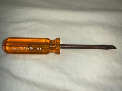 Orange Ampco Safety Tool 5/16 S-48 Non Magnetic/Sparking Flat Head ...