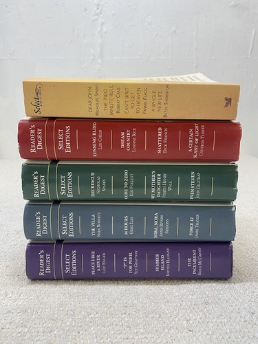 Reader’s Digest Select Editions Book Lot Of 5 - Hardcover & Paperback ...