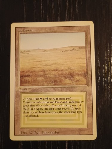 mtg revised dual land savannah | eBay
