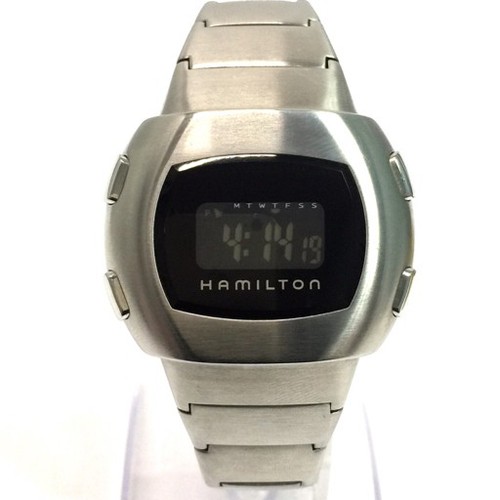 Hamilton Pulsar MIB II 121130 Digital Quartz Watch 43mm From Japan 070 ...