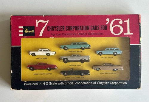 Vintage REVELL 7 Chrysler Corporation Cars For '61 HO Scale 1961 ...
