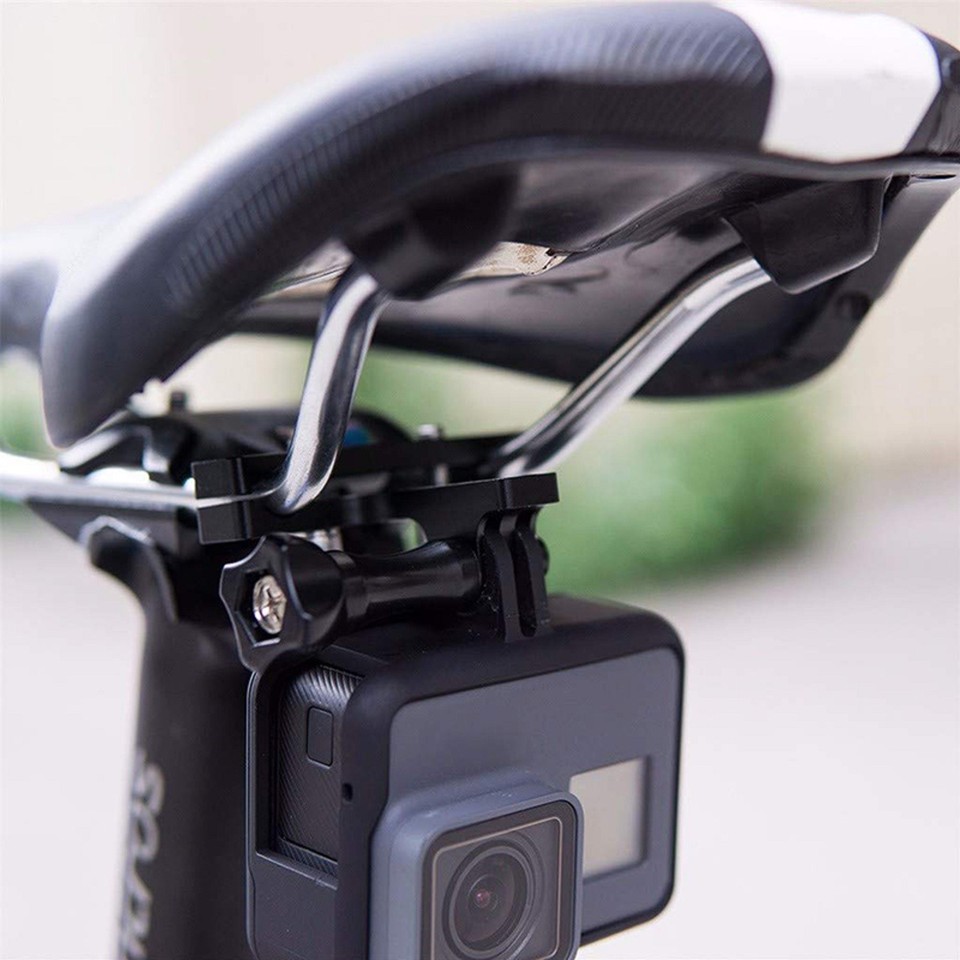 Cycling Bicycle Racing Saddle Mount Rail Seat Clamp for GoPro Camera Accessory H | eBay Australia
