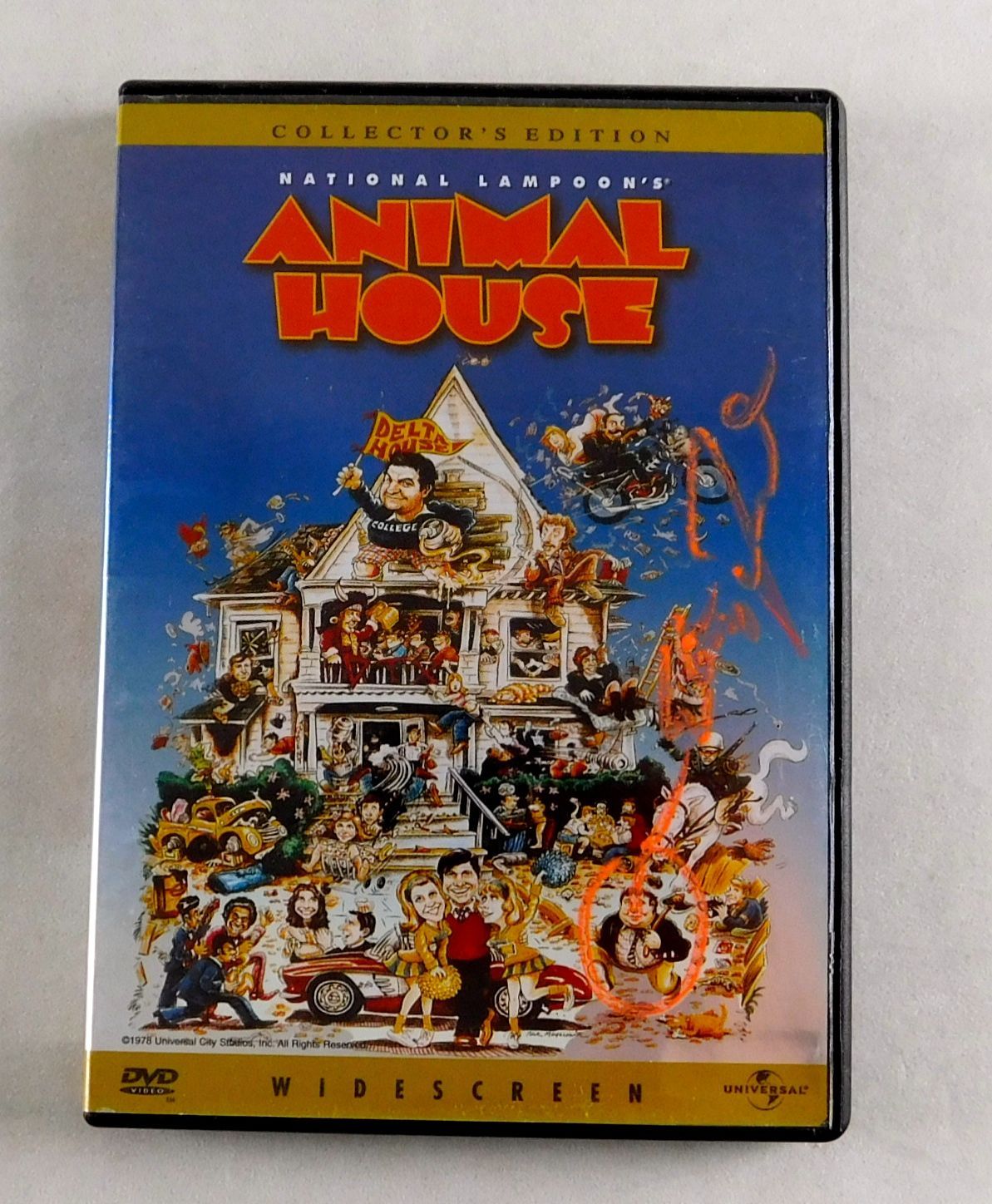 Animal House DVD Autographed Stephen Furst Flounder Movie Collector ...