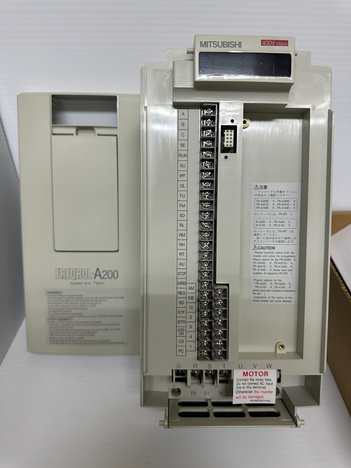 NEW MITSUBISHI FR-A240E-1.5K-UL DRIVE 460VAC 2HP FRA240E15KUL SHIPS ...