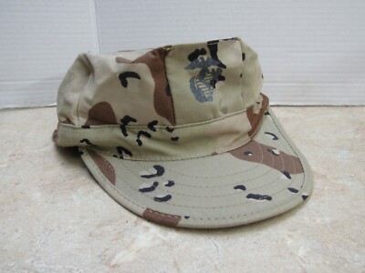 USMC 6 Color Chocolate Chip Utility Hat Cap Cover US Made 1988 Dated ...