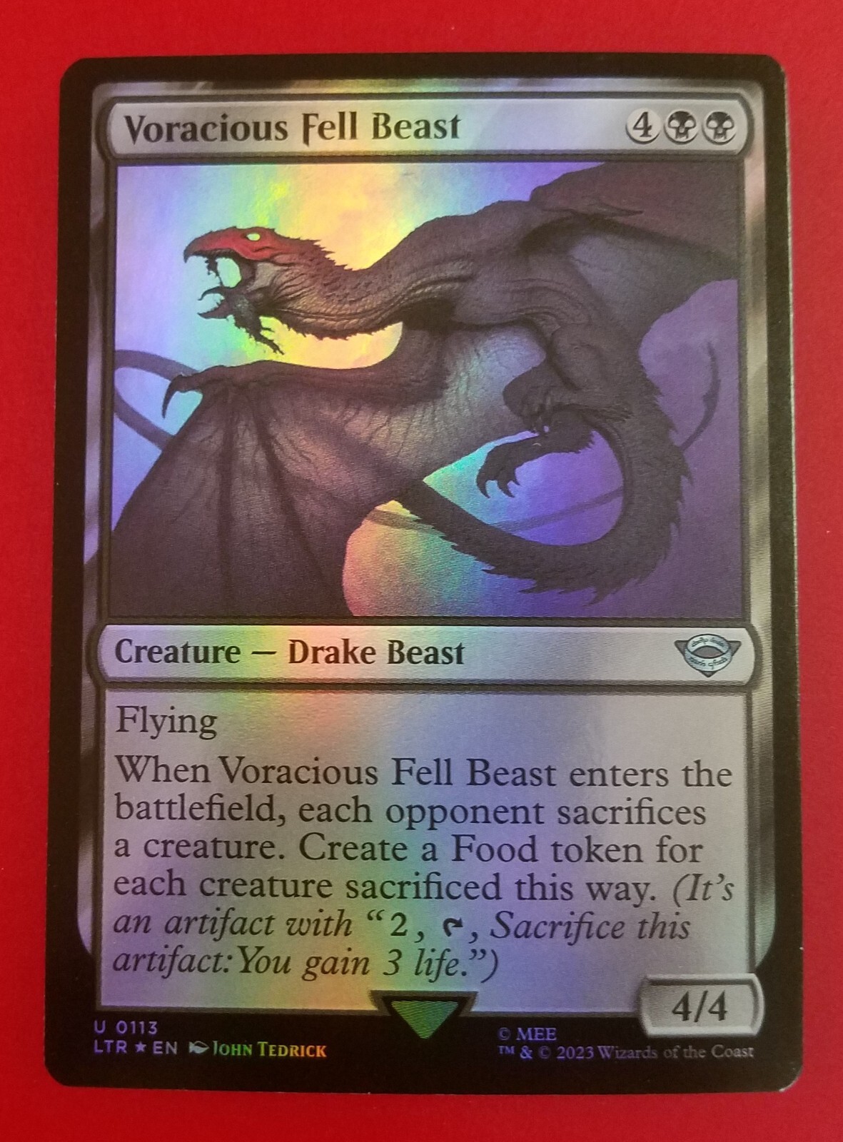 1x Voracious Fell Beast (0113) | FOIL | LTR: Tales of Middle-Earth ...