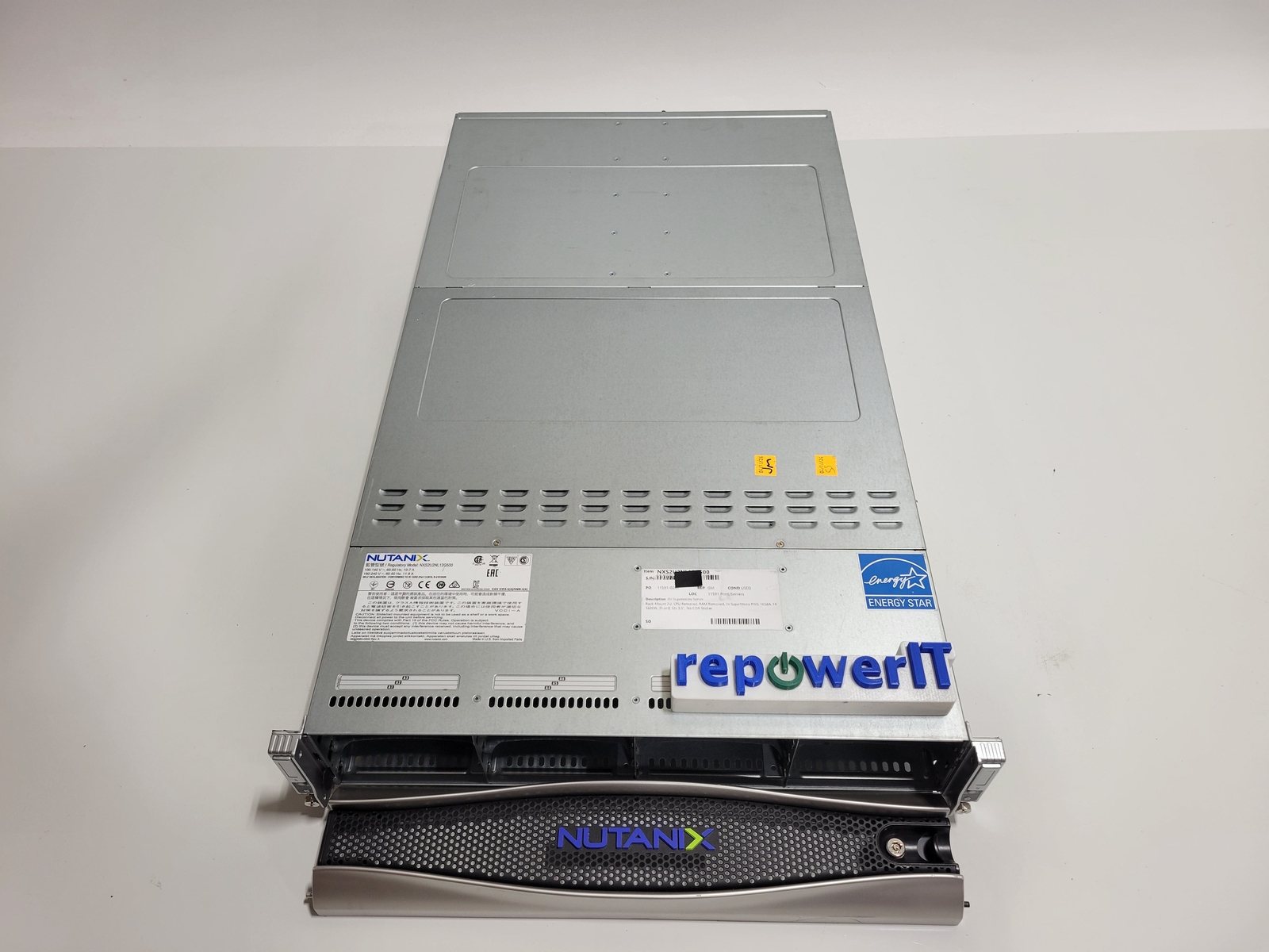 Nutanix NXS2U2NL12G500 2U Server with 2x X10DRT-P-G5-NI22 Blades USED ...