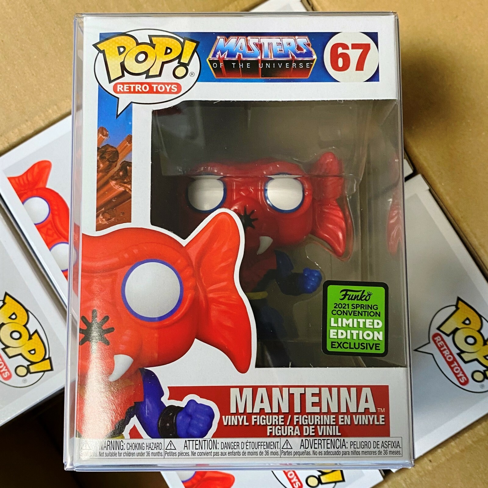 Funko Pop ECCC 2021 Masters of the universe : MANTENNA #67 Vinyl Figure ...