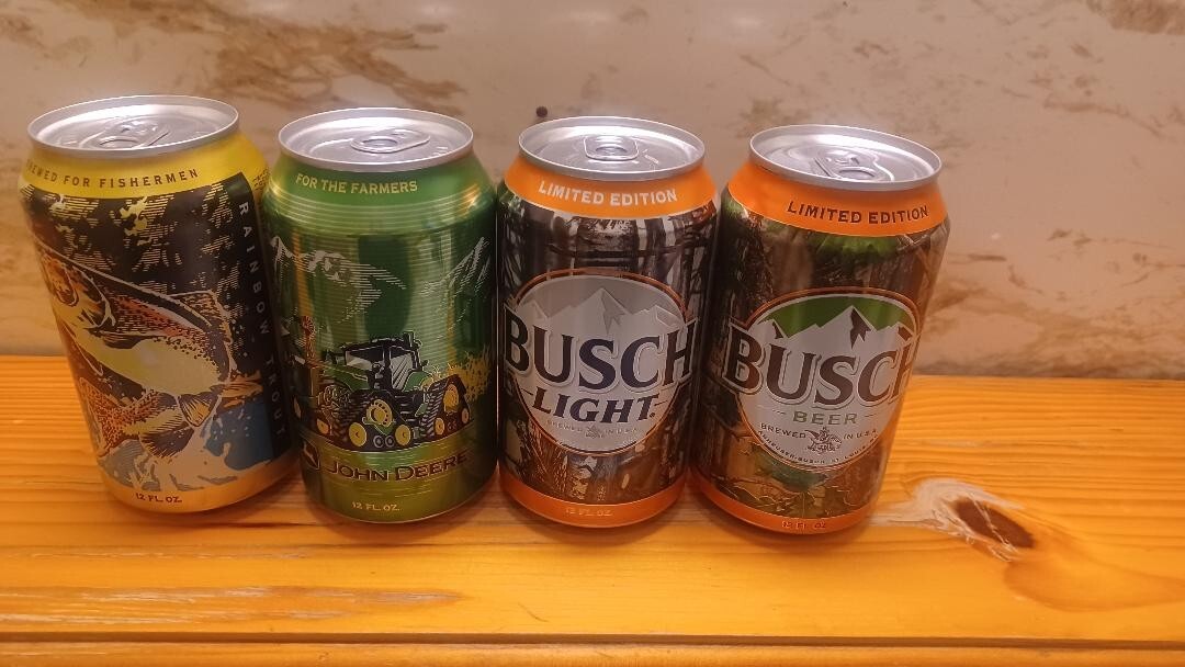 16 Limited Edition Busch/Busch Light Empty Beer Cans Corn, Fall, Fish ...