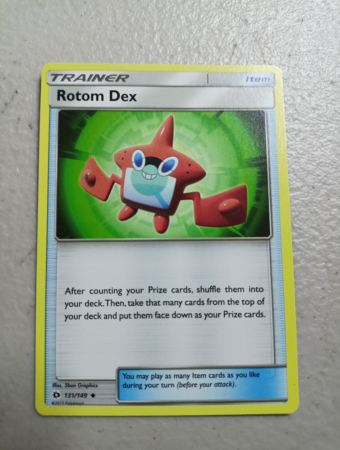 Pokémon TCG Rotom Dex Sun & Moon 131/149 Regular Uncommon 2017 | eBay