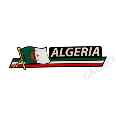 Algeria Bumper Sticker / Algeria Flag Sticker / "3 x 11 3/4" Bumper ...