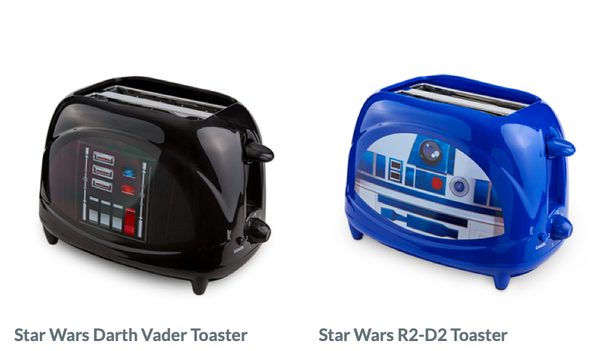 Star Wars Toaster Oven Choose R2-D2 or Darth Vader Great Gift Idea NEW ...