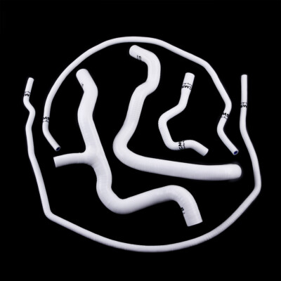 White For Ford Focus Mk2 ST225 Silicone Radiator Coolant & Header Tank ...