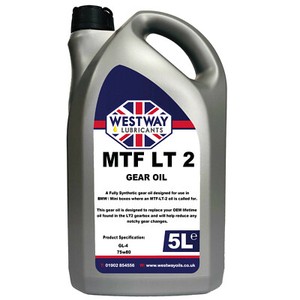 5L MTF-LT-2 SYNTHETIC GEAR OIL FOR BMW MINI LT2 WESTWAY LUBRICANTS | eBay