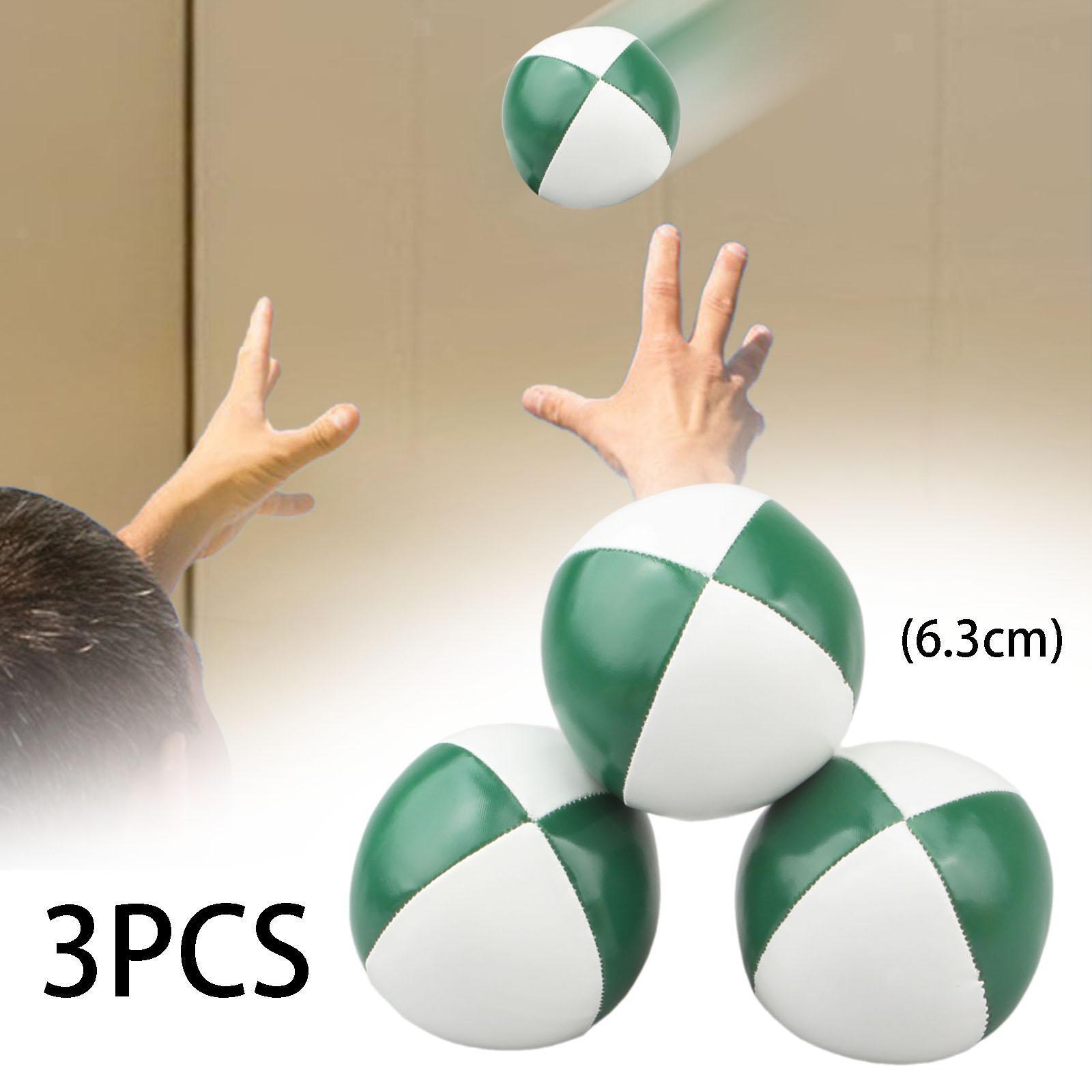 3x Juggling Balls Set Toss Ball Learn to Juggle Balls Mini Juggling ...