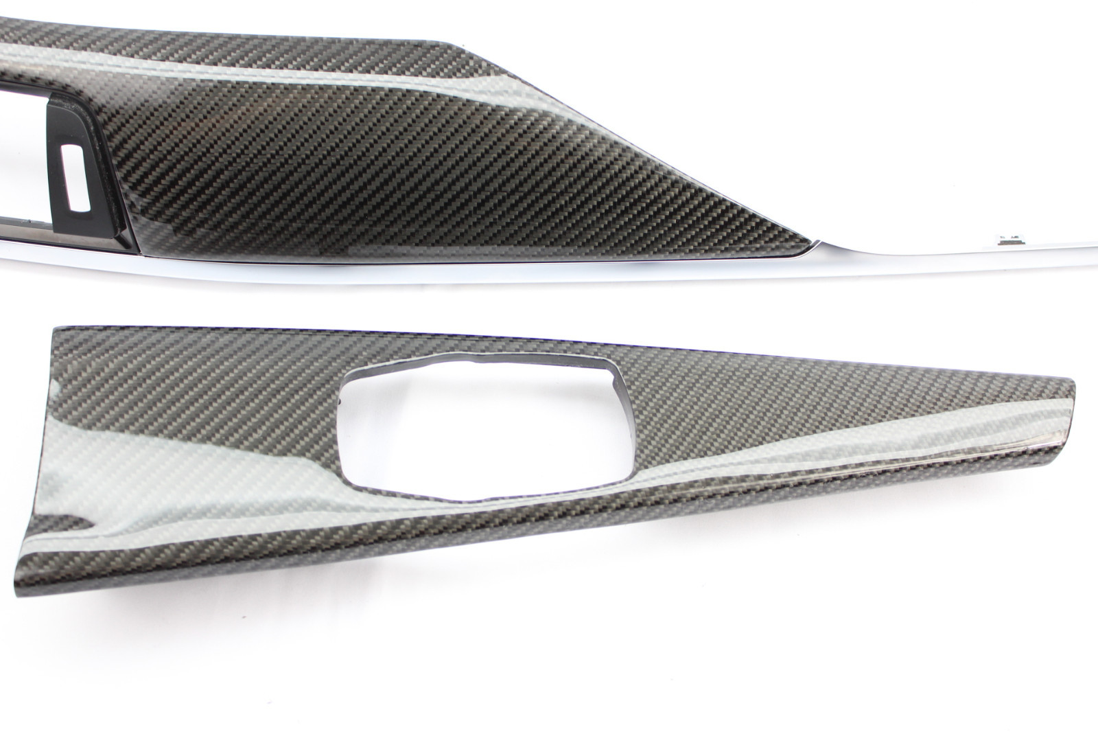 BMW F80 F82 M3 M4 Carbon Fiber Dash Interior Trim Kit 3PC 2014 2015 ...