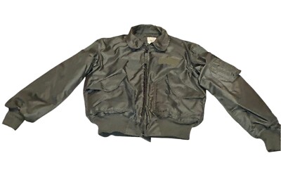 USAF Military Flyers Jacket CWU 45/P Isratex Green Vintage Men’s Large ...