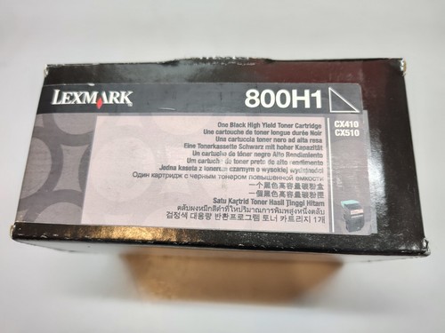 GENUINE ORIGINAL Lexmark 80C0H10 80C1HK0 Toner Cartridge 4000 Pages ...
