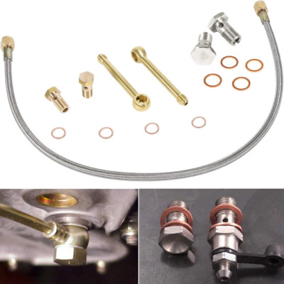 Ford 6.0L Powerstroke Fuel Line Crossover Set Fuel Banjo Bolt Upgrade ...