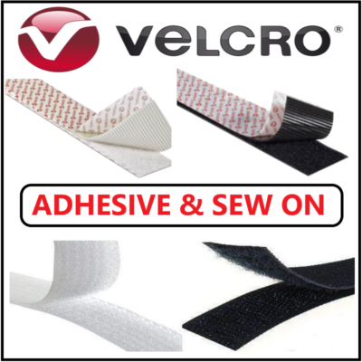 VELCRO® Brand HOOK and LOOP SELF ADHESIVE VELCRO & SEW ON VELCRO Sticky ...