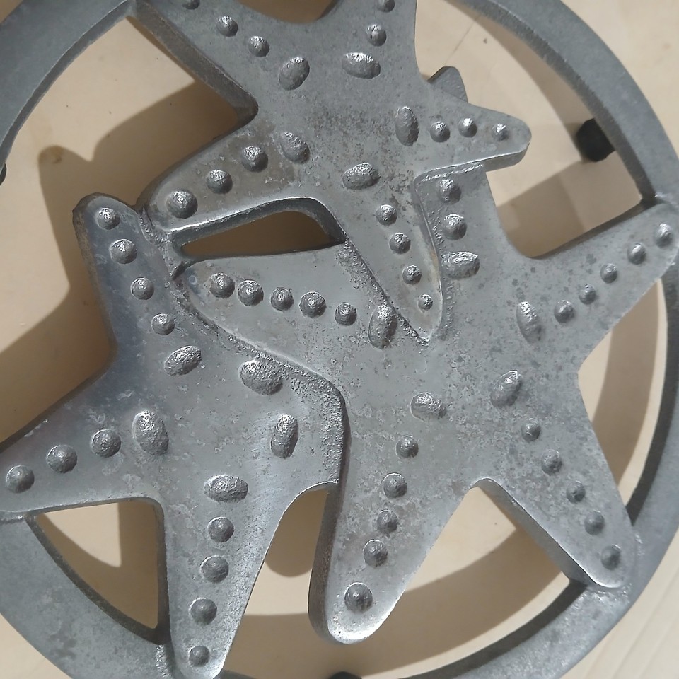Vintage Pewter Starfish Trivet | eBay