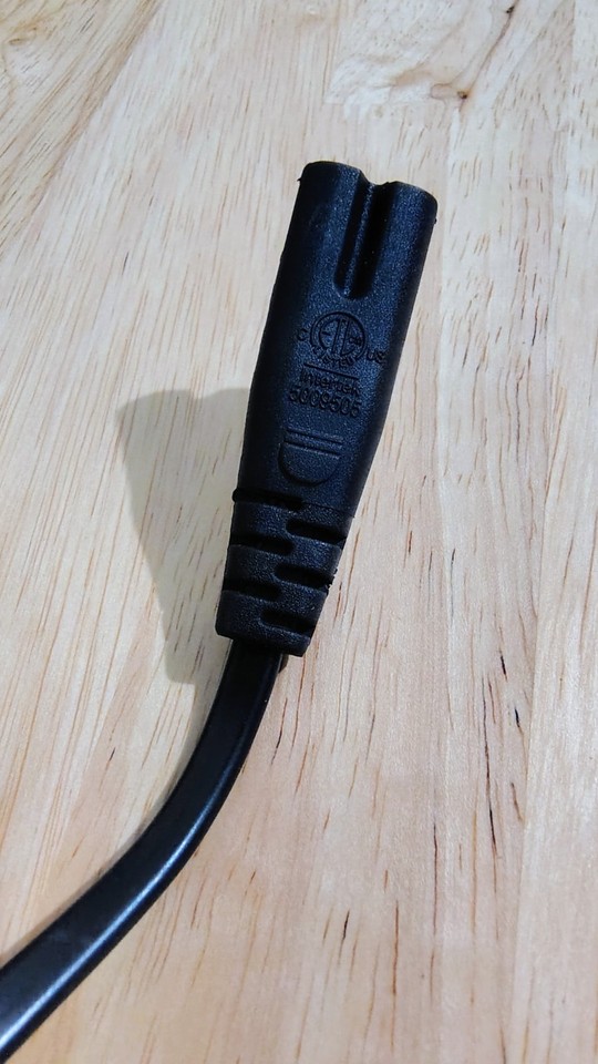 Ying Gui Intertek Yg-22 AC Power Cord 7A 125V 2-Prong C7 Figure-8 ...
