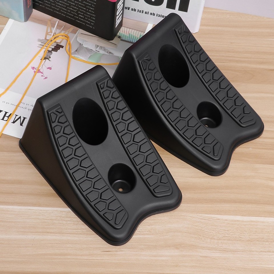 2 PCS Rubber Stop Wheel Slider Anti-slip Car Stopper Block Chocks | eBay