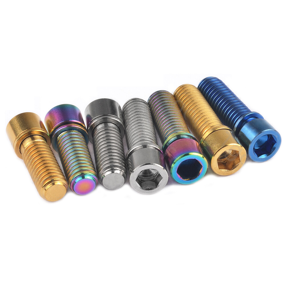 M8x20 25mm Titanium Ti Hex Stigma Head bolt for BMX Stem Bike Screws ...