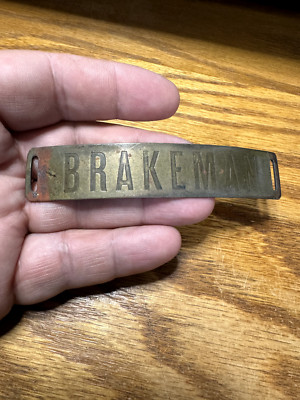 VINTAGE BRAKEMAN hat badge , nice old piece | eBay