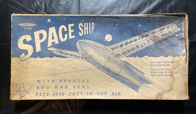Old Vintage Marxman Skyro Space Ship Skyro-Plane Toy In The Original ...