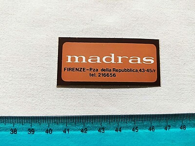 Madras Sticker Firenze Piazza Repubblica Anni 80 Old Sticker ...