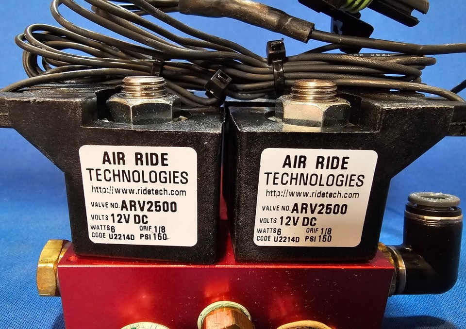 Air Ride Technologies Ridepro ARV2500 Solenoid Air Valve Block ...