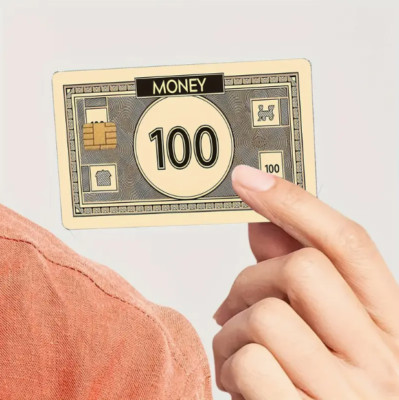 Monopoly Money Credit Card Sticker Decal Skin Cover | eBay