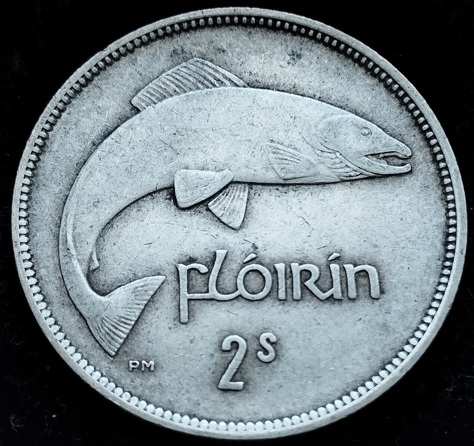 Ireland 1941 | Irish 2s | Irish Florin | Salmon | KM.15 | eBay