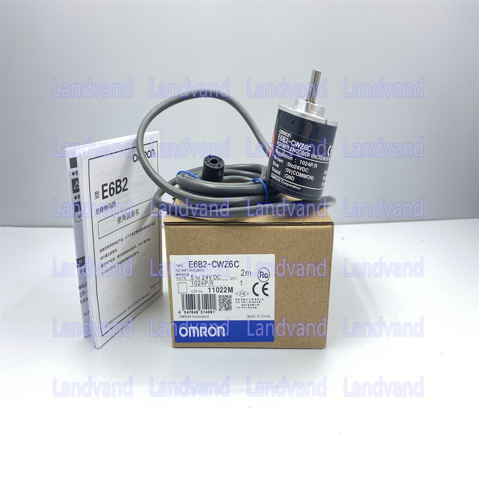 1PC NEW Omron E6B2-CWZ5B 1024P/R 12~24V DC Rotary Encoder free shipping ...