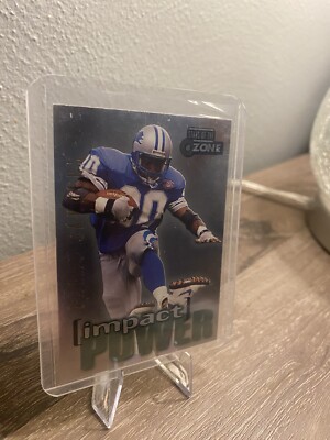 1995 Skybox Impact Power Football Card #IP26 Barry Sanders Detroit ...