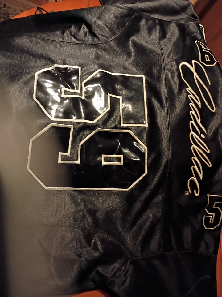 vintage y2k Cadillac football jersey hip hop men's size l large black ...