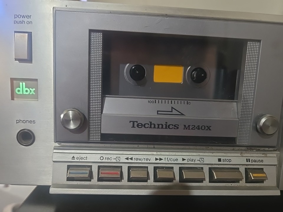Technics RS-M240X dbx cassette tape player/recorder Tested Working ...