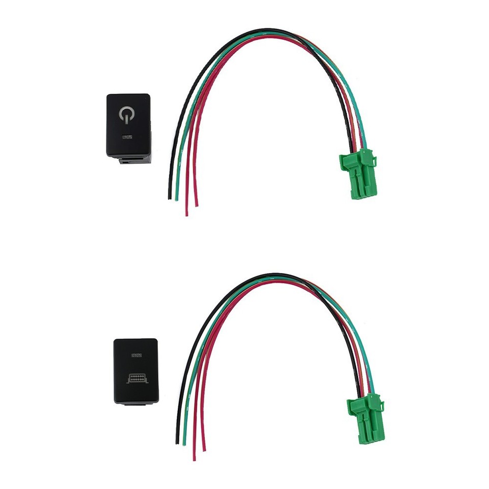 LED Light Bar Switch Button for Toyota Blue LED Light Quick and Easy ...