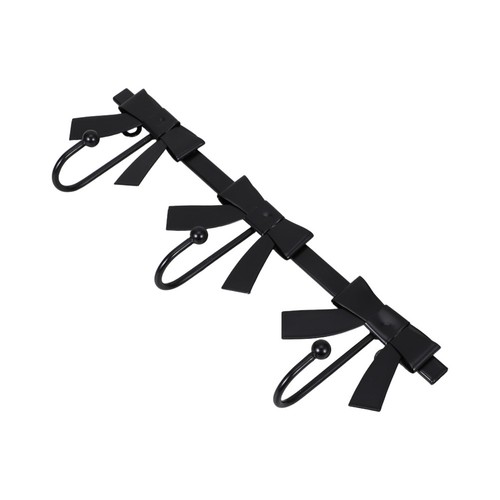 Bow Wall Mounted Coat Hook - Heavy Duty All Metal Wall Hook Rack - 3 ...