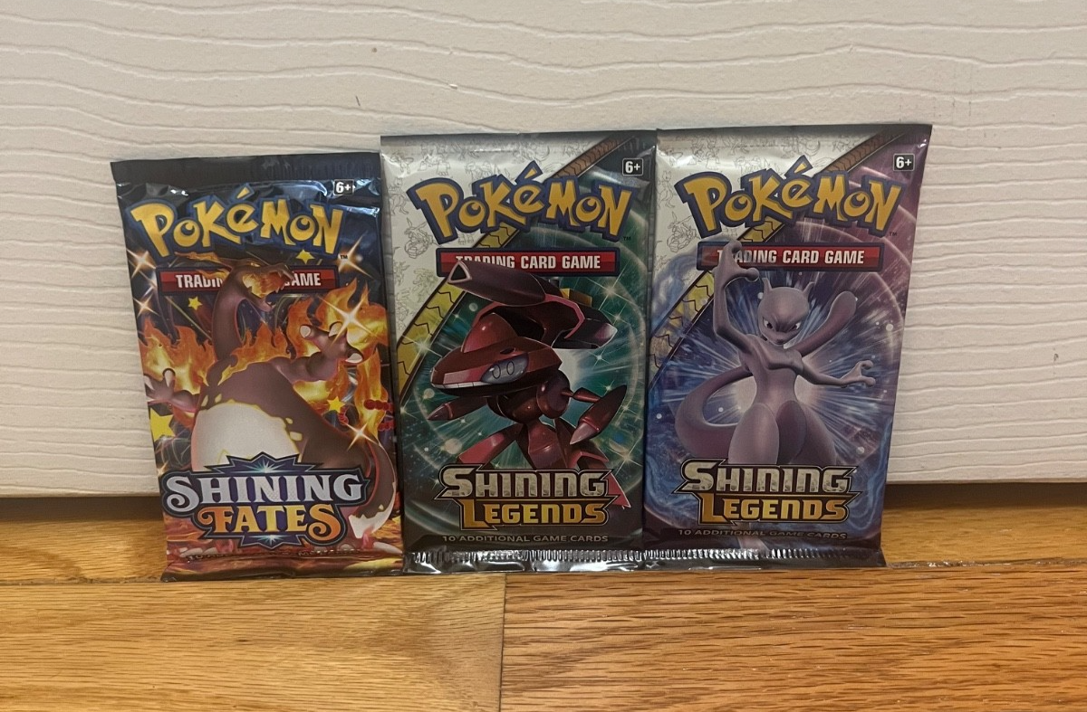 BRAND NEW-Pokemon TCG Shining Legends & Shining Fates Booster Packs-LOT ...